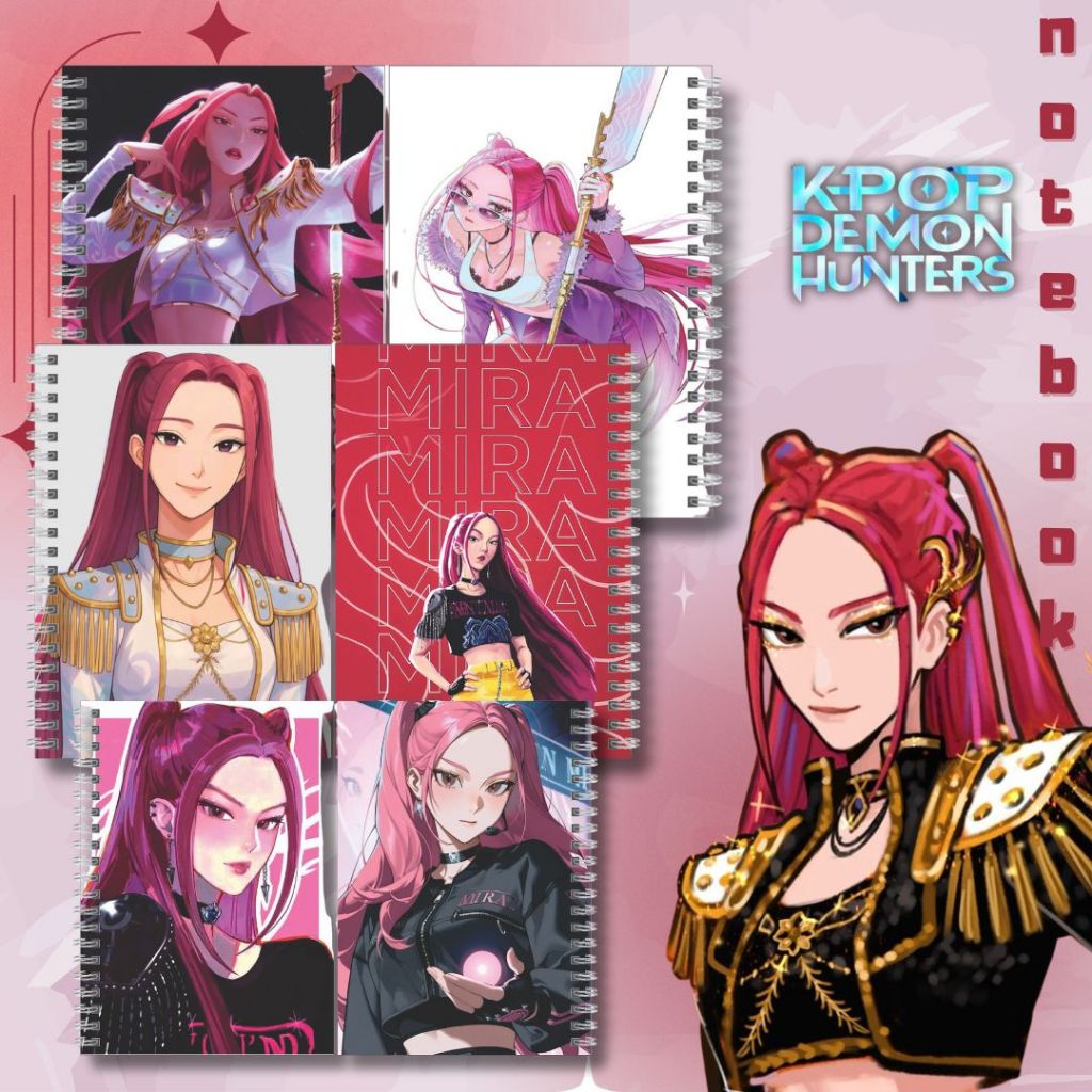 Jual NOTEBOOK MIRA HUNTRIX KPOP DEMON HUNTERS /BUKU CATTAN HUNTRIX MIRA ...