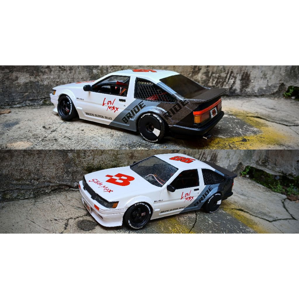 Jual LDRC 1/18 AE86 Levin livery Bridge | Shopee Indonesia
