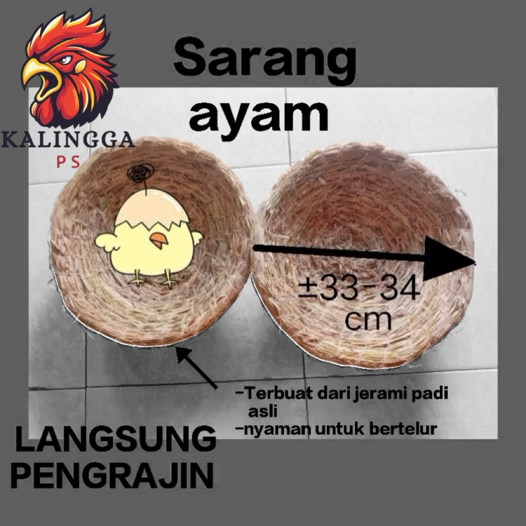 Jual SEMPATI TARANGAN SARANG SUSUH SERAT JERAMI UKURAN BESAR TEMPAT ...