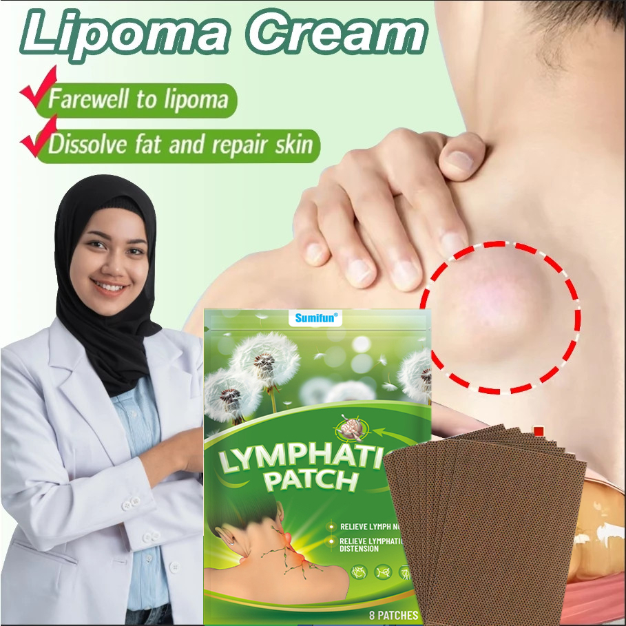 Jual [1 Pack 8 pcs ] Herbal Sticker Lipoma Relief Patch Ekstrak Esensi ...