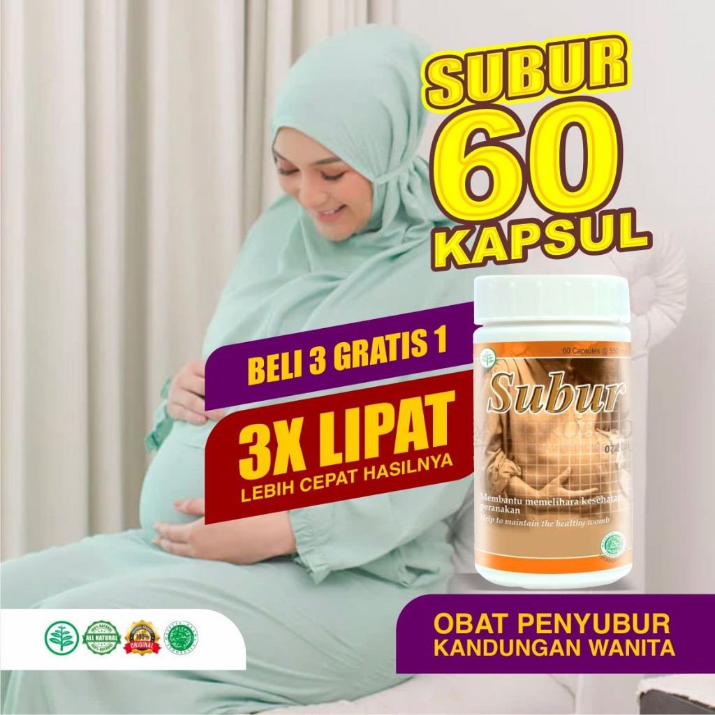 Jual PROMIL AMPUH !! Subur 60 Kapsul Program Hamil Detox Rahim obat ...