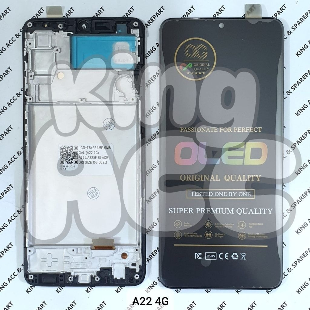 Jual OLED OG / MEETOO LCD TOUCHSCREEN SAMSUNG GALAXY A22 LTE A225 A225F ...