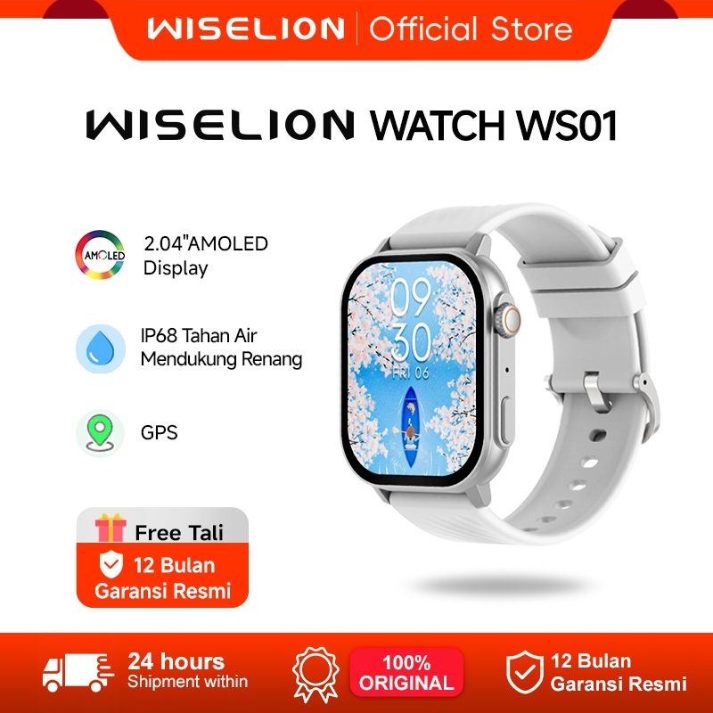 Jual 【NEW】WISELION Smartwatch WS01/B09 Jam Tangan Bluetooth｜IP68 Tahan ...