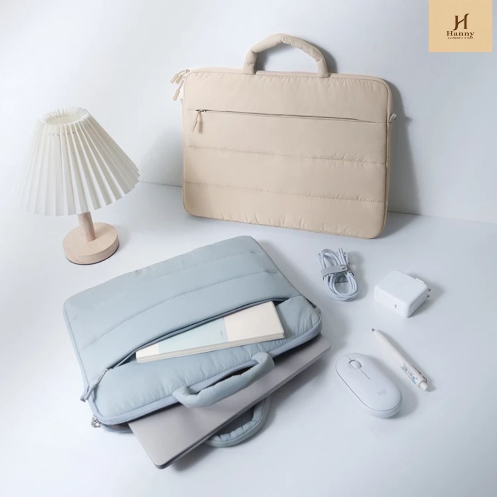 Jual Puffy tas laptop aesthetic/Tas kerja/kuliah/sekolah tas lucu ...
