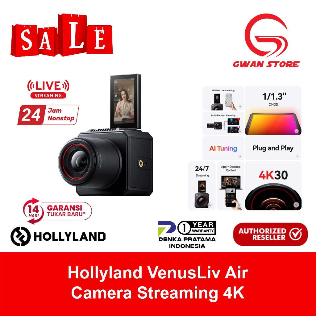Jual Hollyland VenusLiv Air 4K Camera Pro Live Stream Professional ...