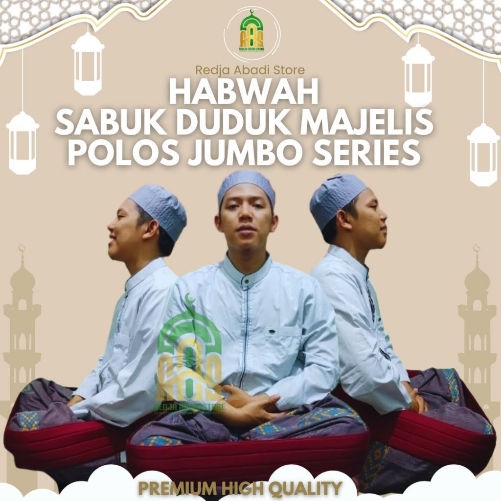 Jual HABWAH POLOS JUMBO SERIES | SABUK DUDUK MAJELIS JUMBO | HABWAH ...