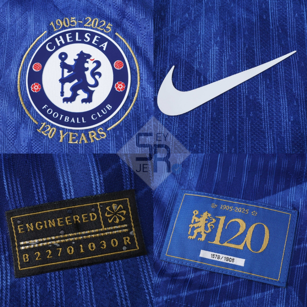 Jual PLAYER ISSUE Jersey Chls Anniversary 120th 2025 2026 120 th Baju Bola Biru Pi Version ...