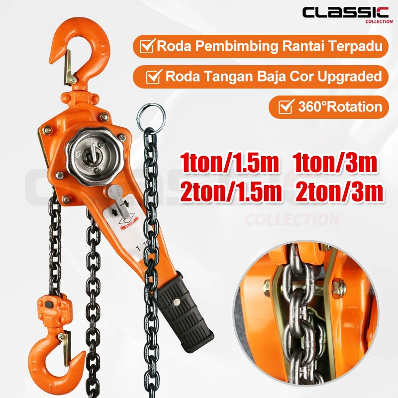 Jual Chain Block Hoist Katrol Alat Angkut Barang /Katrol Chain Block ...