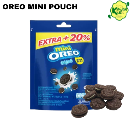 Jual Oreo Mini Original Pouch 61gr/Oreo Mini Biskuit Vanila | Shopee ...