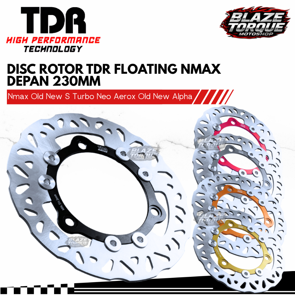 Jual Disc Piringan Cakram TDR Floating 230mm Ukuran Standard Nmax Old ...