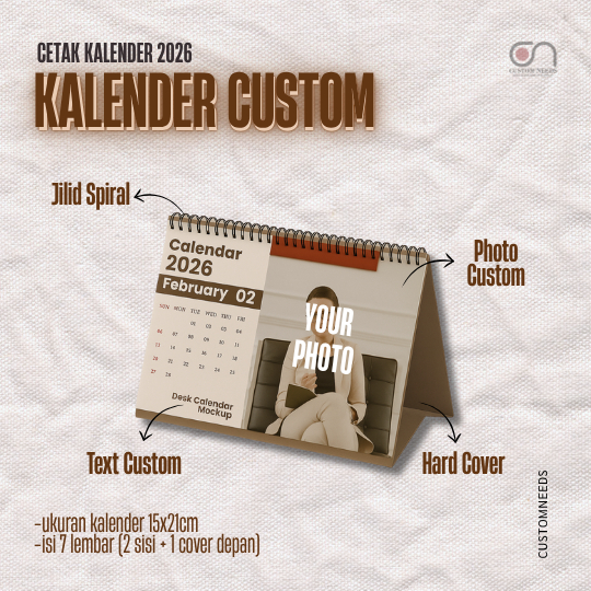 Jual Kalender Custom A5 Full Color | Shopee Indonesia