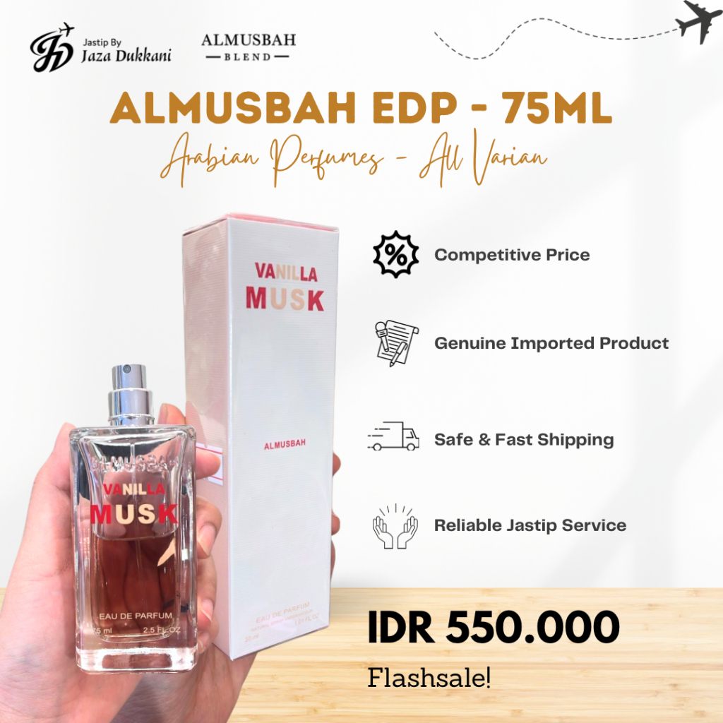Jual ALMUSBAH Al musbah Al-musbah All Varian 75ml Parfum Arab - Jaminan ...
