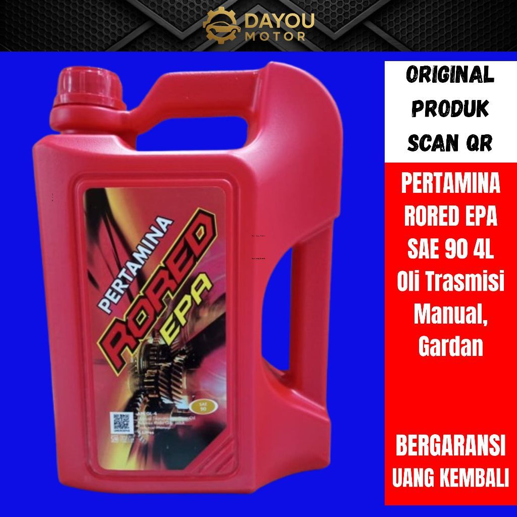 Jual Oli Transmisi Manual PERTAMINA RORED EPA SAE 90 4L - Bergaransi ...
