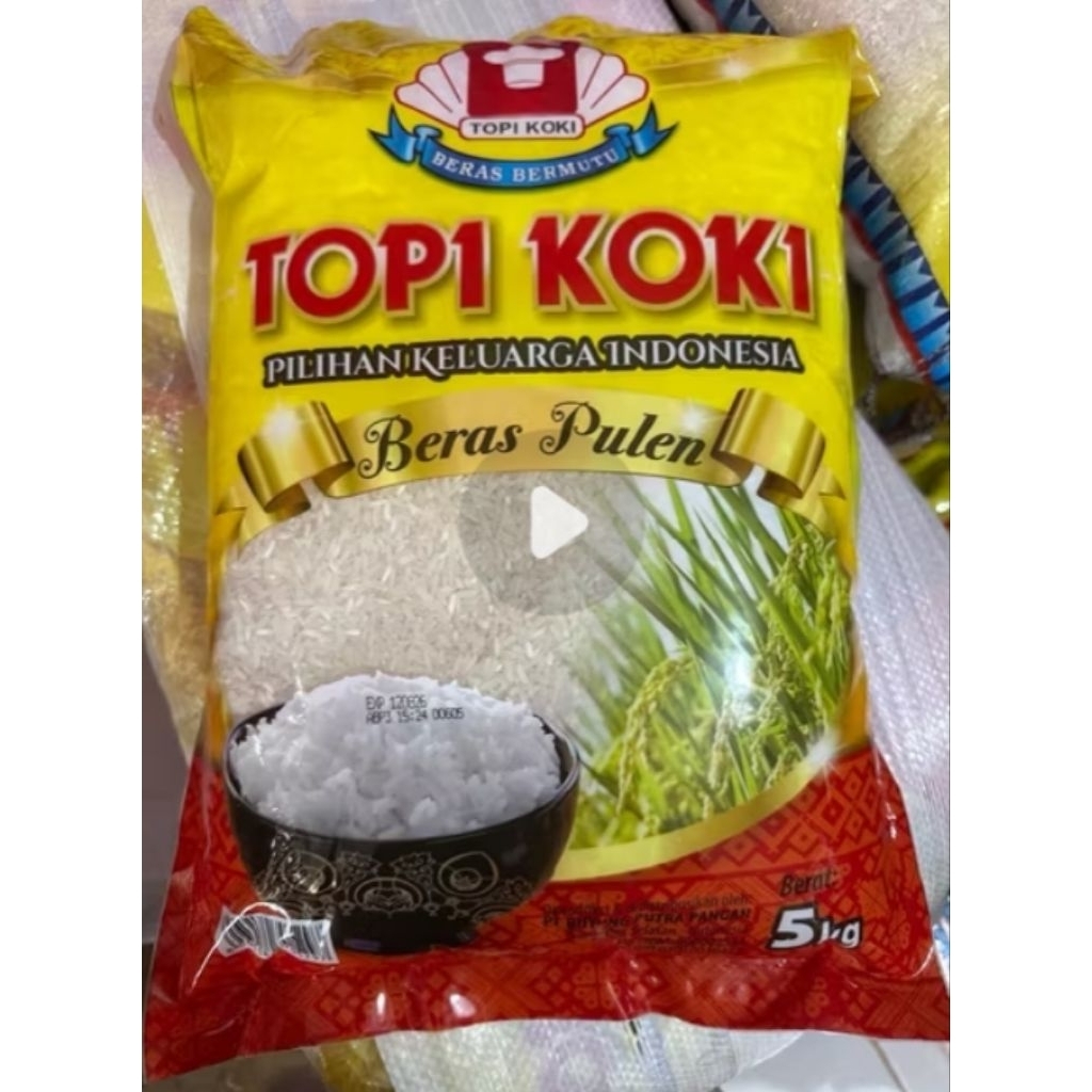 Jual BERAS TOPI KOKI | Shopee Indonesia