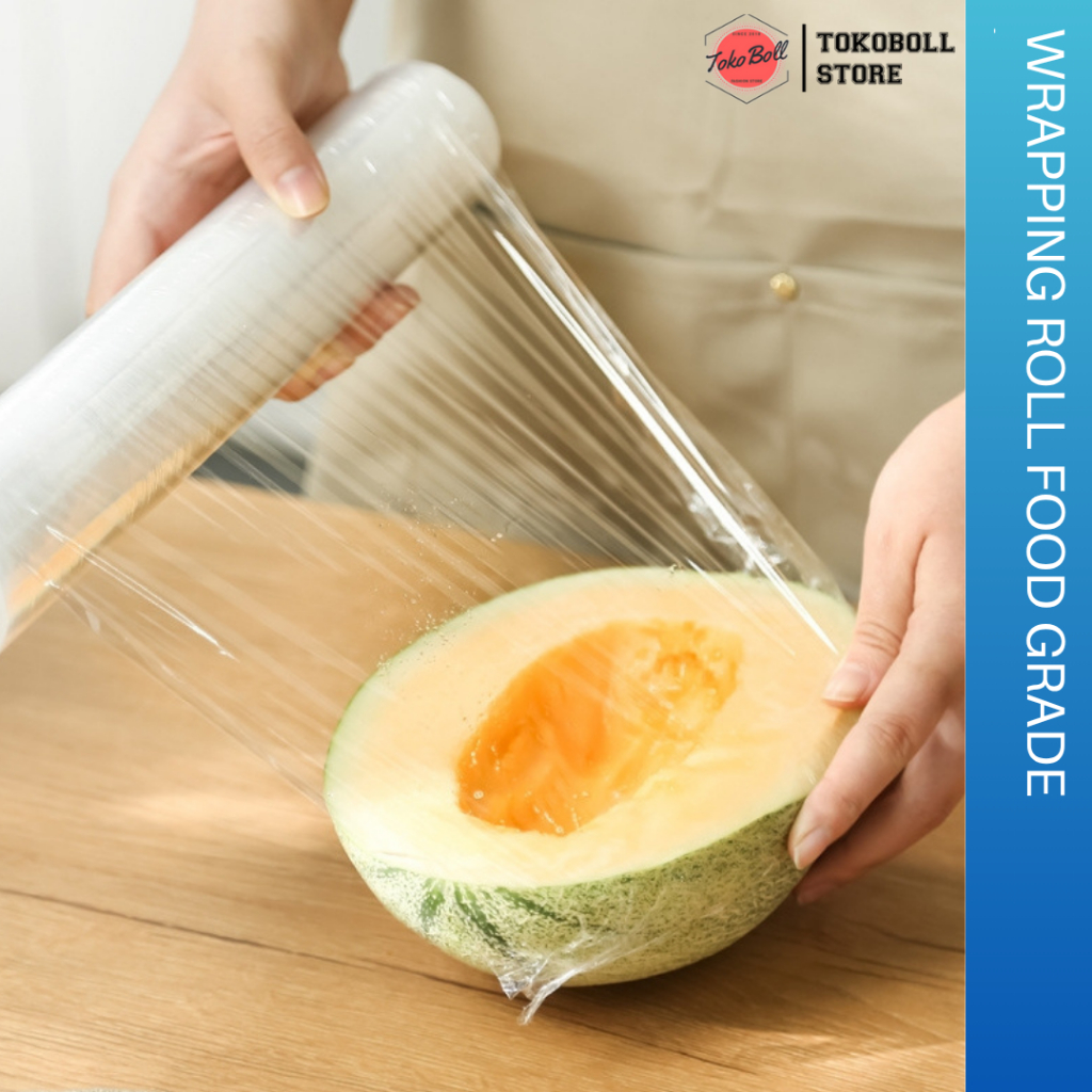 Jual Plastik Wrap Makanan - Plastic Food Wrap - Wrapping Roll Food ...