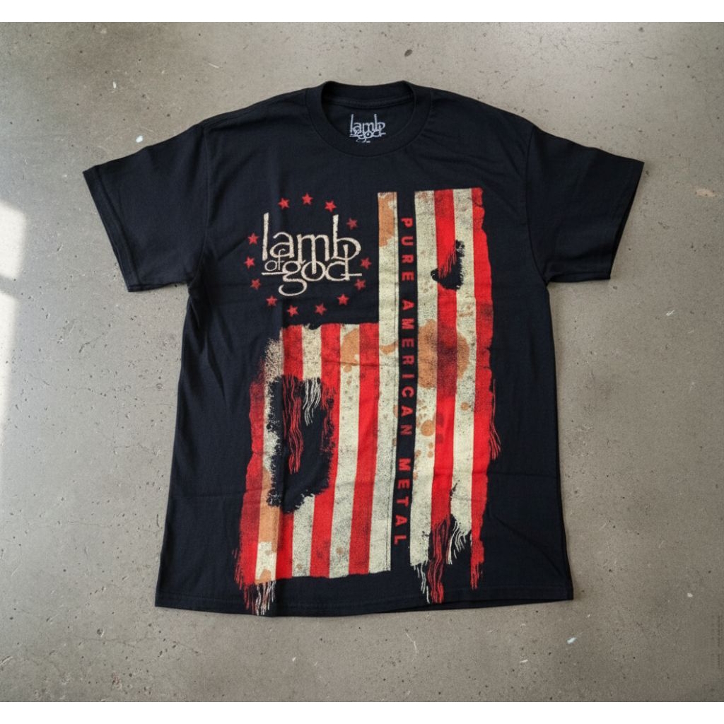 Jual KAOS BAND OFFICIAL LAMB OF GOD - PURE AMERICAN METAL | Shopee ...