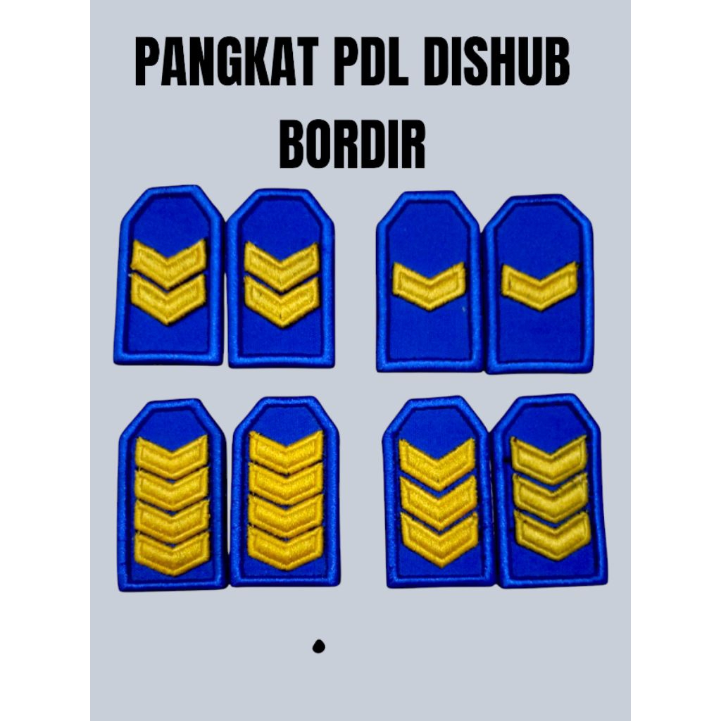 Jual Pangkat PDL Dishub Lengkap Bordir – Atribut Seragam Dinas ...