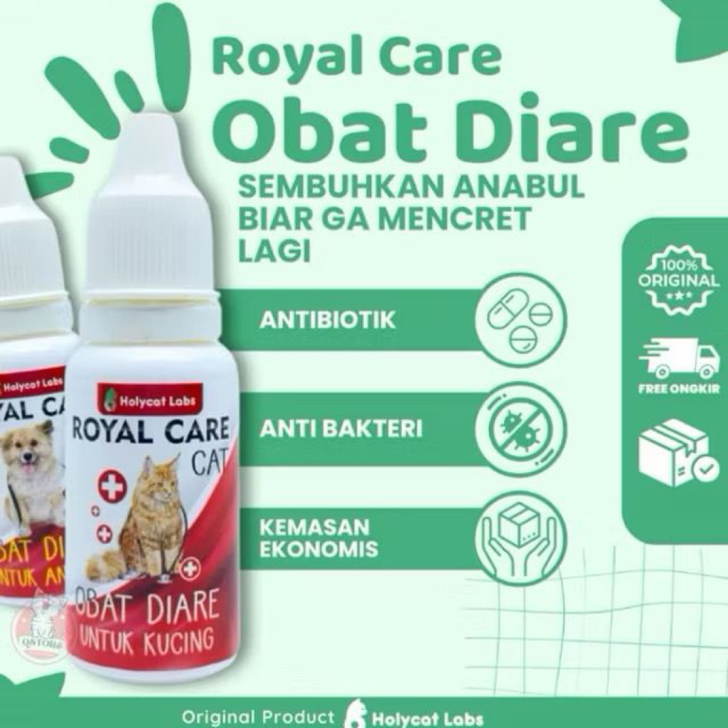 Jual OBAT DIARE KUCING dan ANJING | ROYAL CARE DIARE 10ML Obat mencret ...