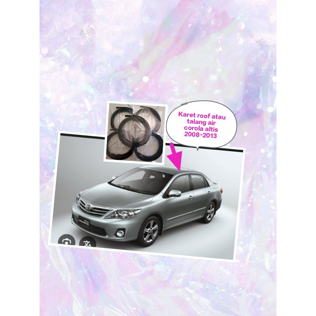 Jual Karet Roof Karet Talang Air Atap Corolla Altis Gen 2 2008-2013 ...