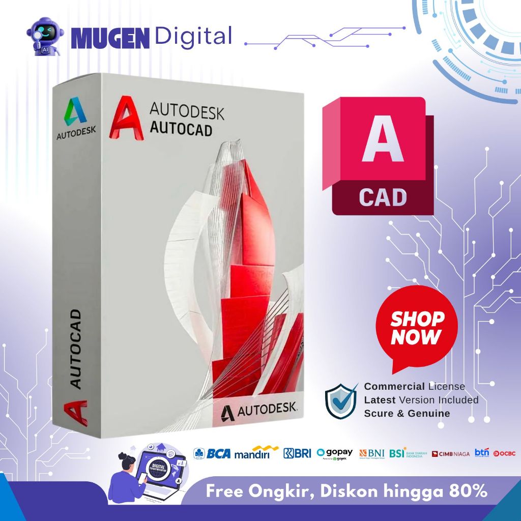 Jual AutoCAD Pro 2026 Commercial Original License - Annual 1 Years ...