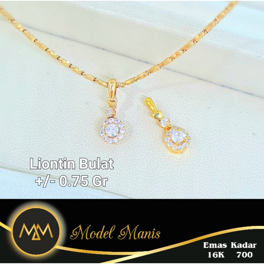 Jual Model Manis Gold - Liontin Chelsea Love Mini Kuning - Emas 16k 700 ...