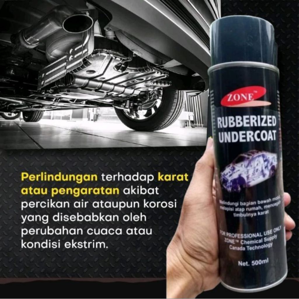 Jual Spray Anti Bocor / Karat / Rubberized Undercoat Spray 500 ml by ...