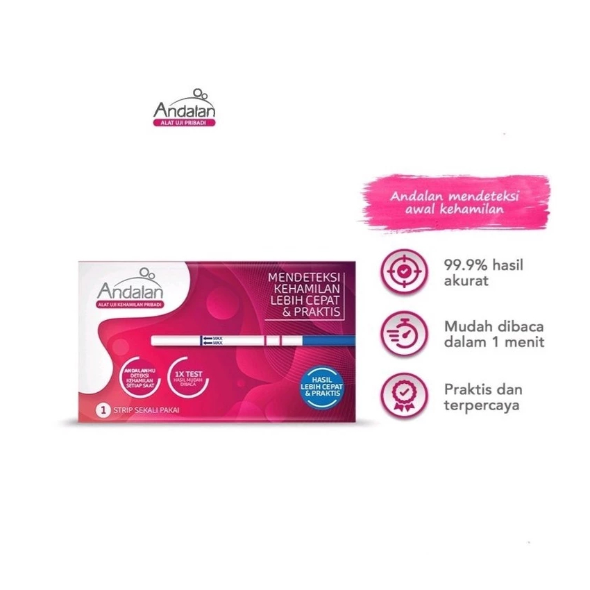 Jual Andalan Strip Tespek / Test Pack / Test Kehamilan - Alat ...