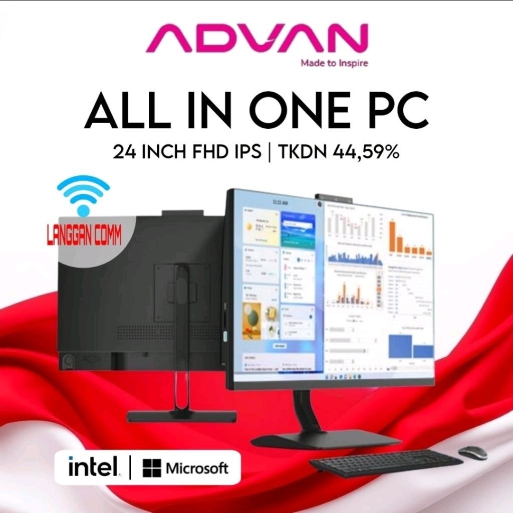 Jual Advan All In One PC Processor Intel Series PC AIO Advan | Shopee ...