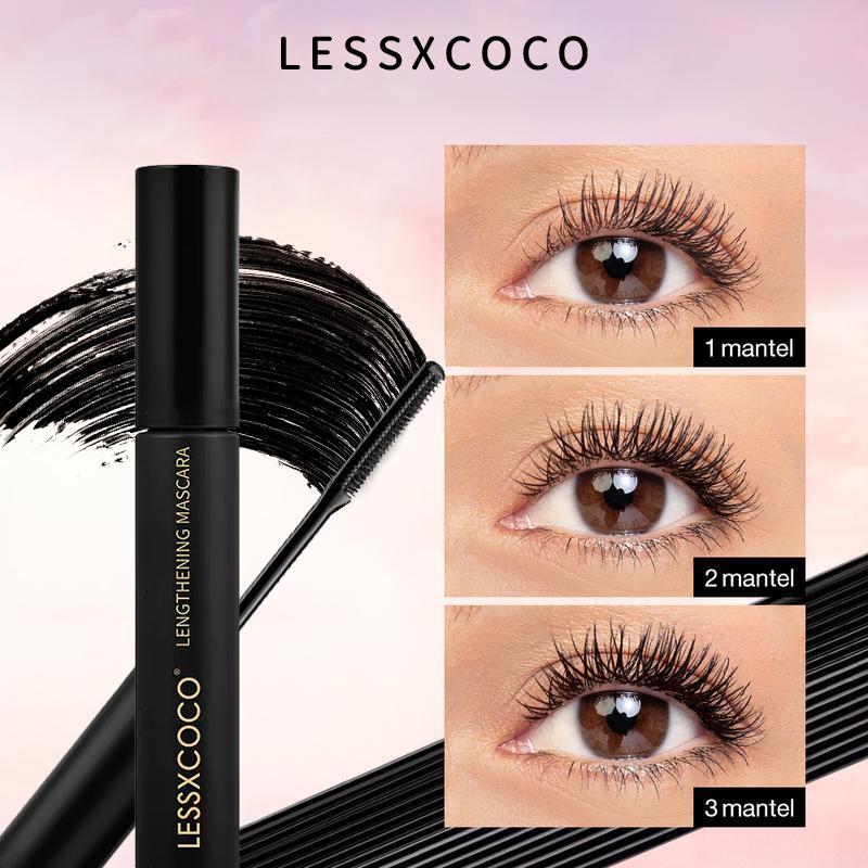 Jual Lessxcoco Waterproof Long-Lasting Curling Mascara || Lessxcoco ...