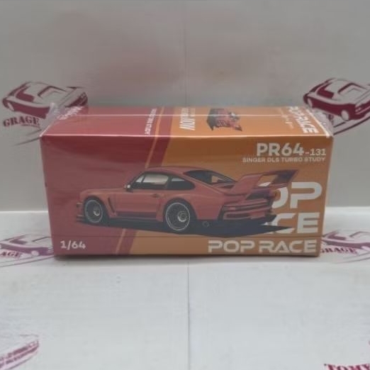 Jual Pop Race Porsche Singer DLS Turbo Study Track Orange | Shopee ...