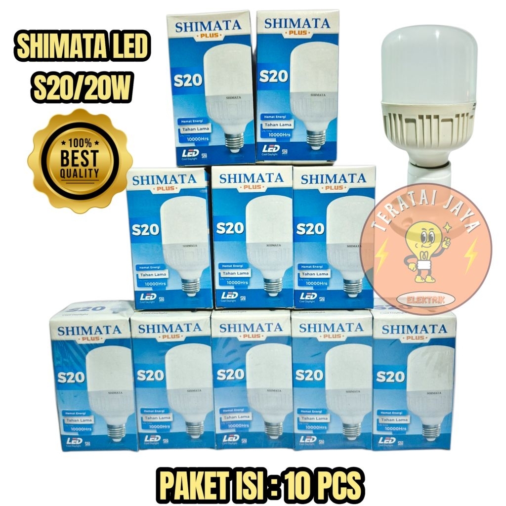 Jual BOHLAM LED SHIMATA PAKET 10 PCS / VARIASI 5W 10W 15W 20W 25W ...