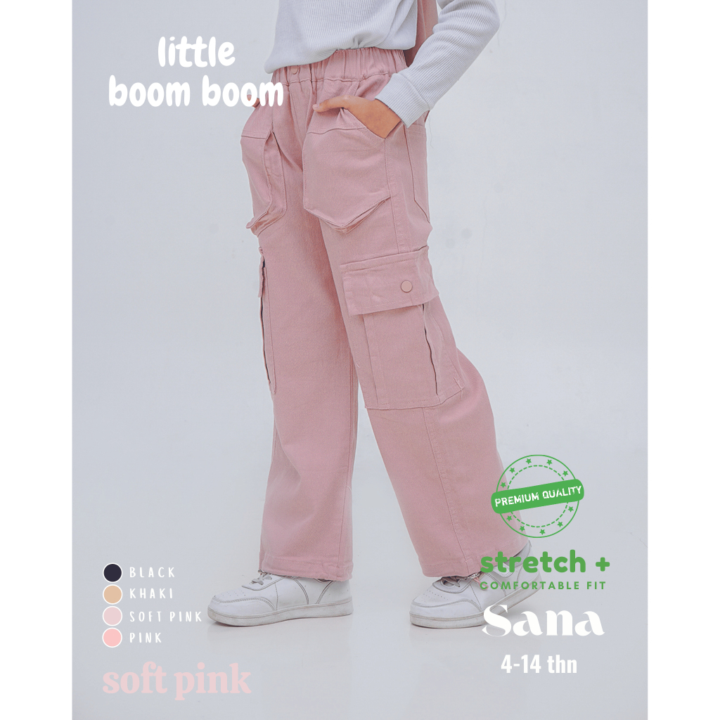 Jual LITTLE BOOM BOOM - Celana Cargo Anak Perempuan Import 1 - 13 Tahun ...
