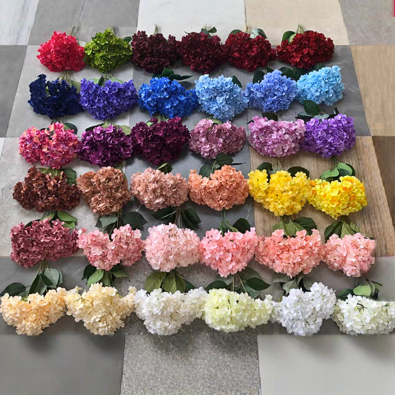 Jual Bunga Hortensia Jumbo Artificial 5 Cabang-Dekorasi Pernikahan ...