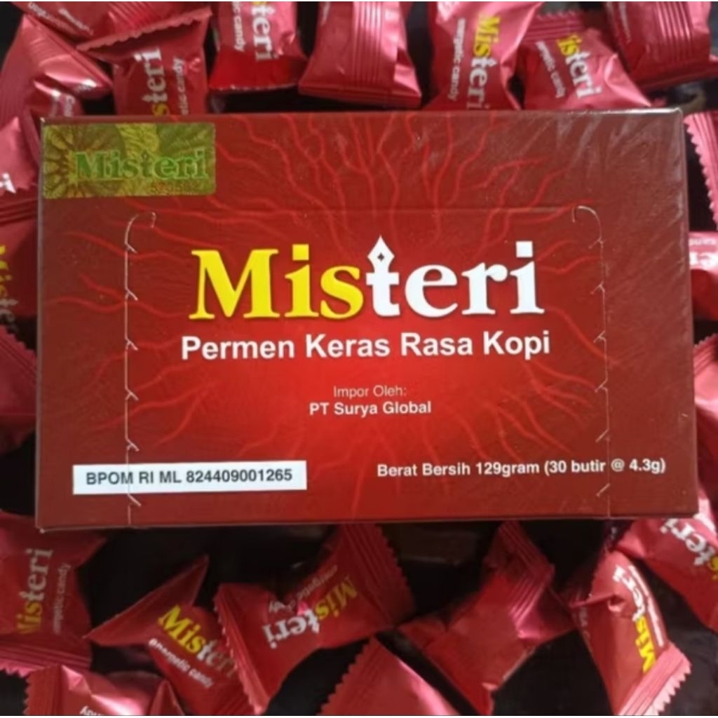 Jual Misteri Candy Permen Original Ginseng 30 Pcs | Shopee Indonesia