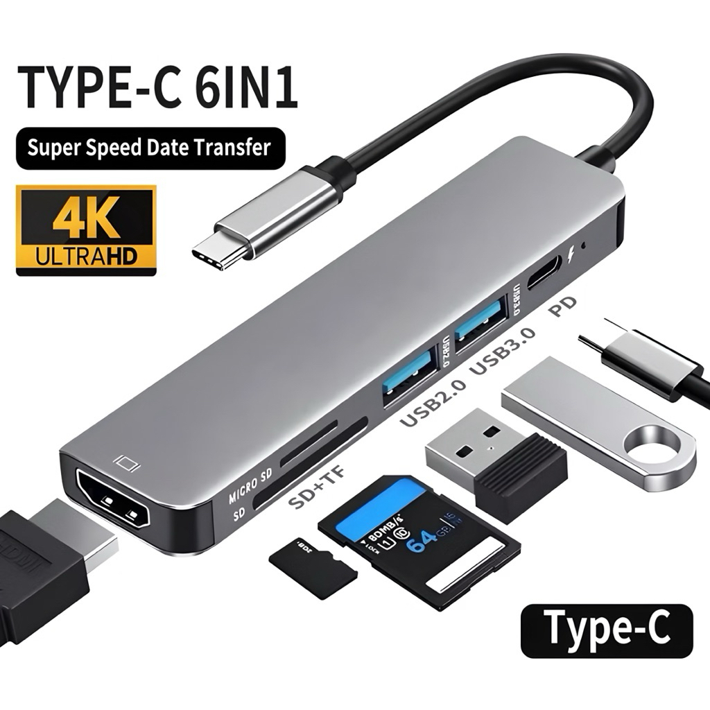 Jual USB 8 In 1 Converter Type C Hub Adapter Multi USB HUB Type-C to ...