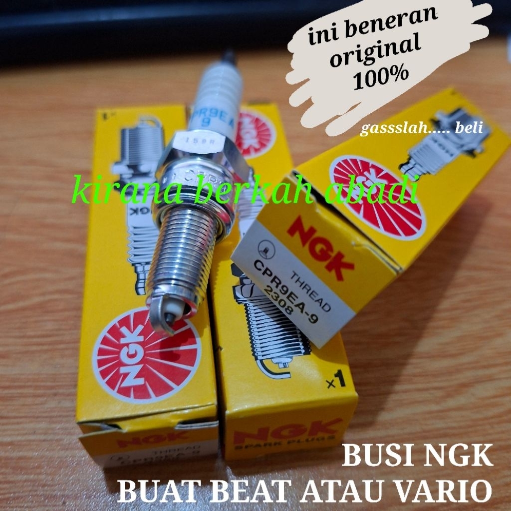 Jual BUSI ORIGINAL NGK KODE CPR9EA- 9 PCX 150/125, VARIO 150/ 125/ CBR ...