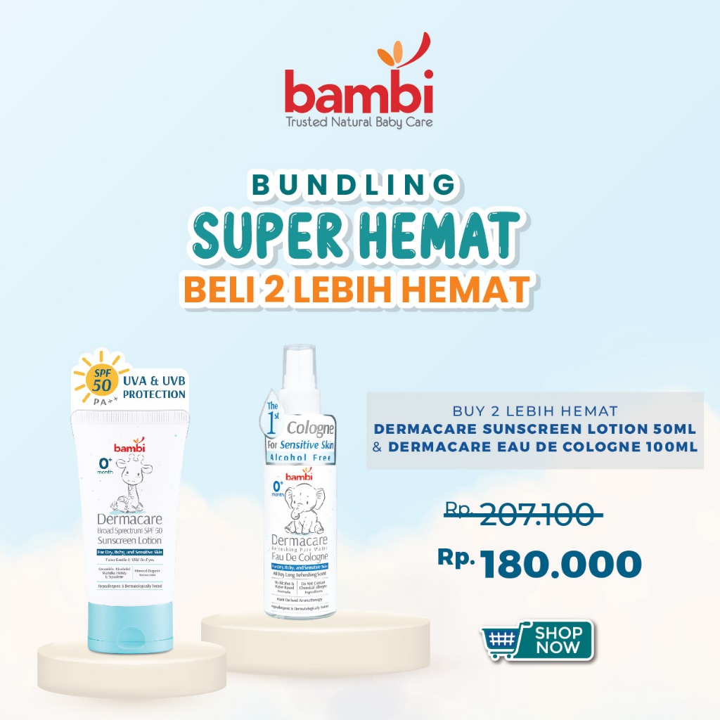 Jual Bambi Dermacare Broad Spectrum SPF 50 Sunscreen Lotion | Sunscreen ...