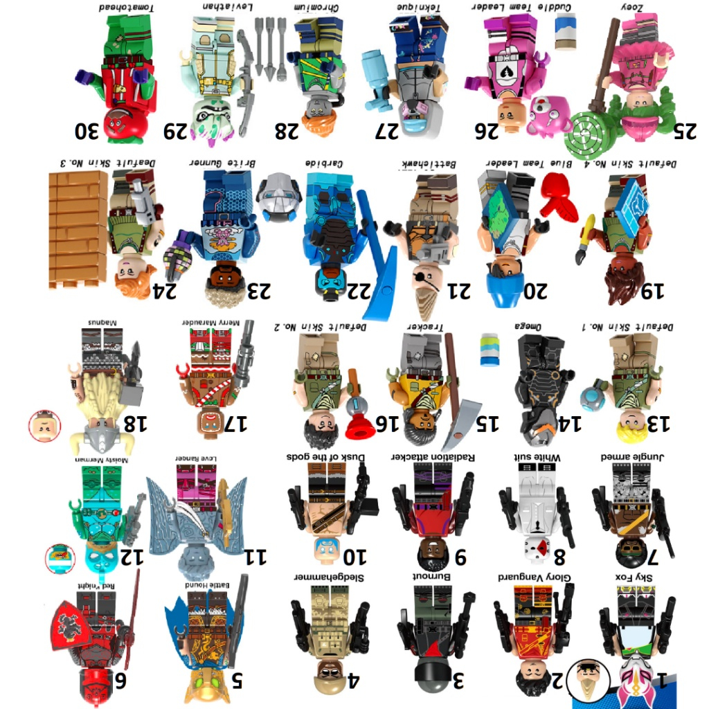 Jual Fortnite Sky Fox Vanguard Burnout Radiation Dusk Hound knight ...
