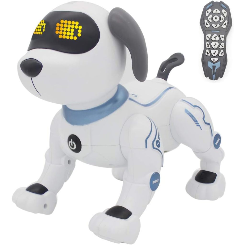 Jual Fisca Remote Control Dog, RC Robotic Stunt Puppy Voice Control ...