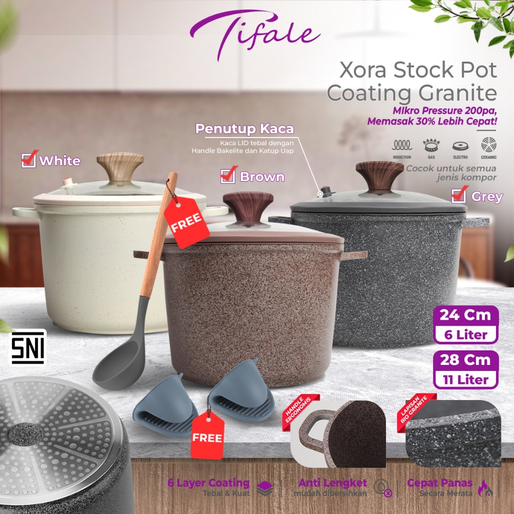 Jual [EXCLUSIVE LAUNCH KAK LILA] Tifale Xora Stock Pot Panci Susu ...
