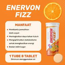 Jual ENERVON FIZZ TUBE 8 TABLET EFFERVESCENT &KIDS | Shopee Indonesia