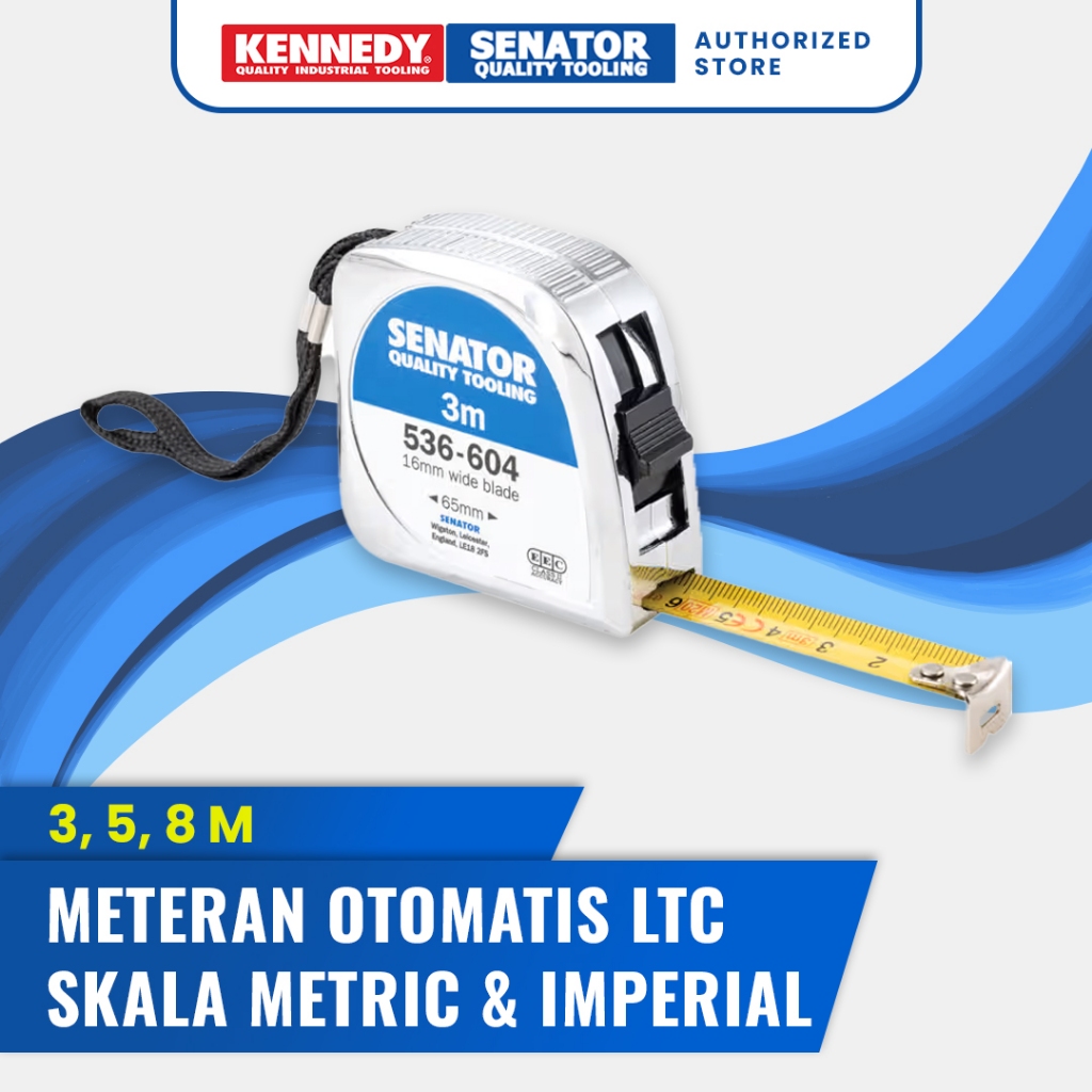 Jual Senator Meteran Otomatis LTC Series Pilihan Ukuran 3m, 5m, 8m ...