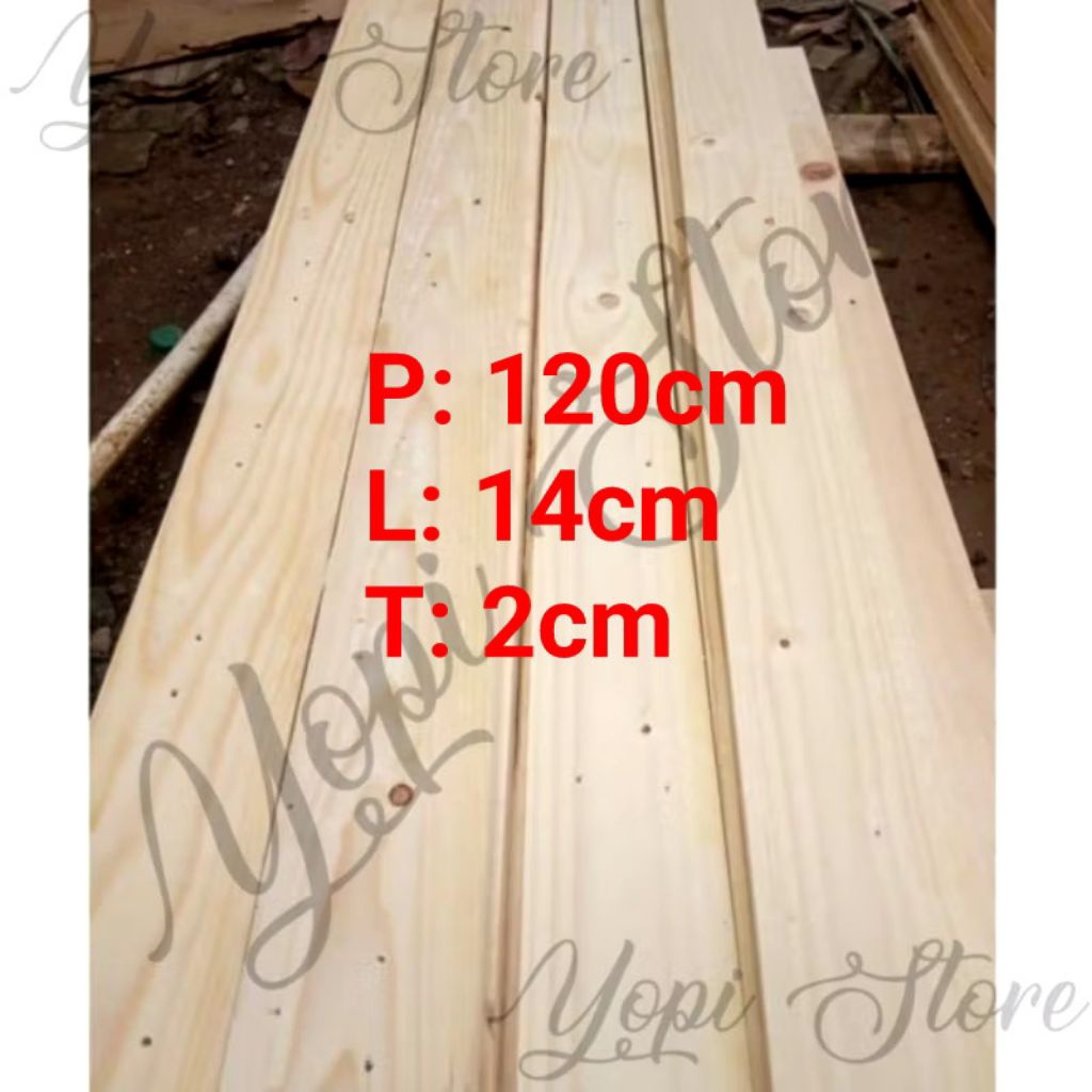 Jual papan kayu jati belanda sudah diamplas halus ukuran 120x14 cm ...