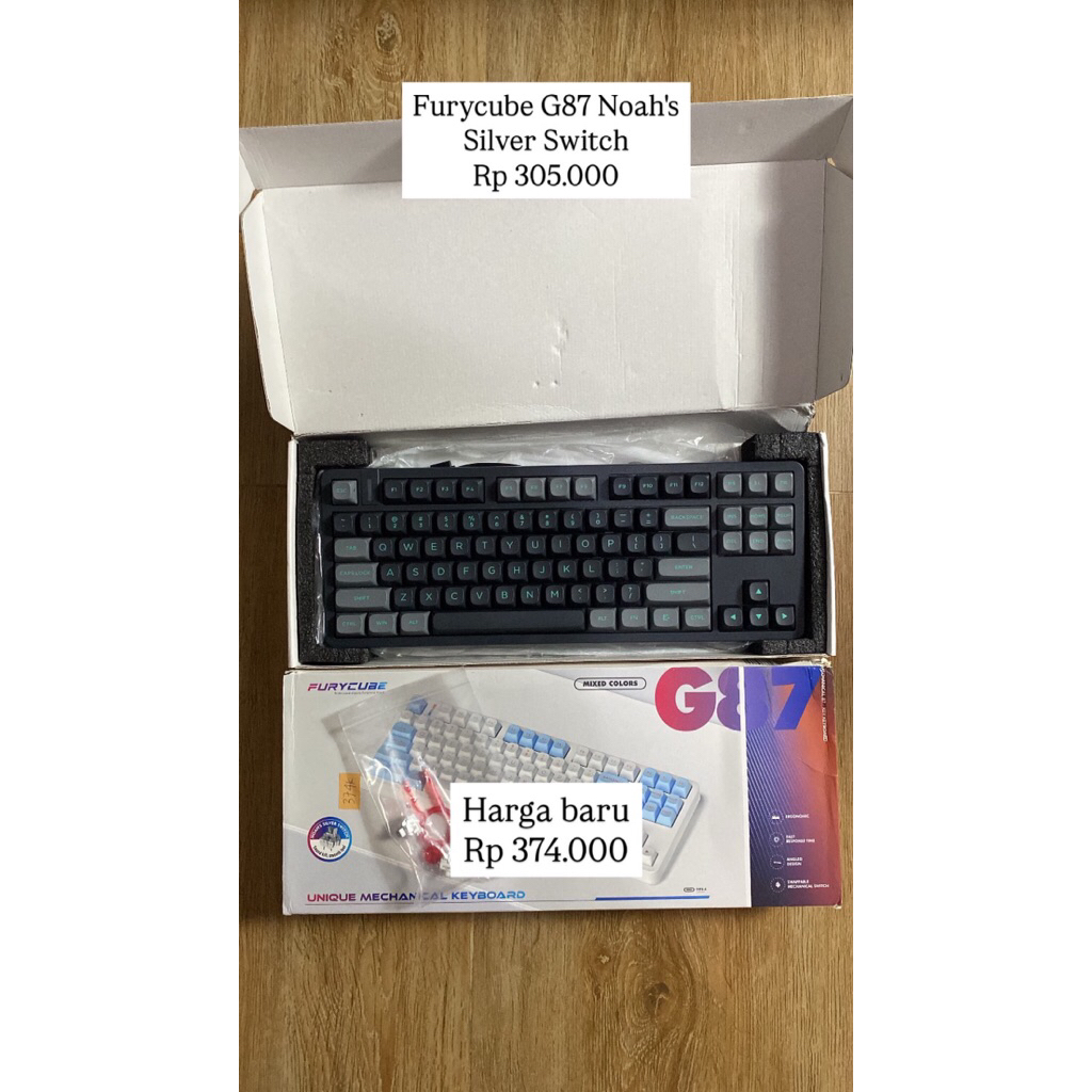 Jual keyboard furycube g87 | Shopee Indonesia