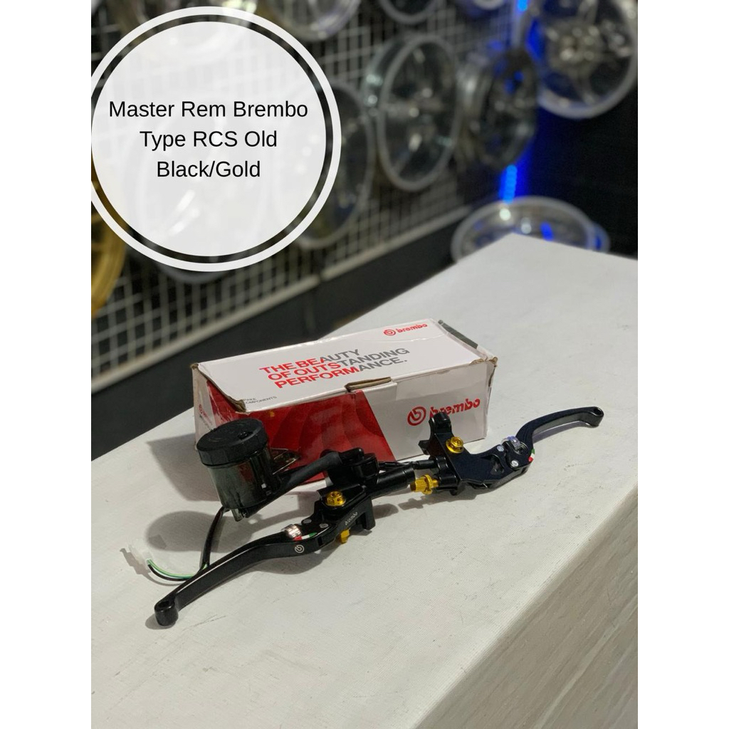 Jual Master Rem Brembo Type RCS Old Black/Gold ...