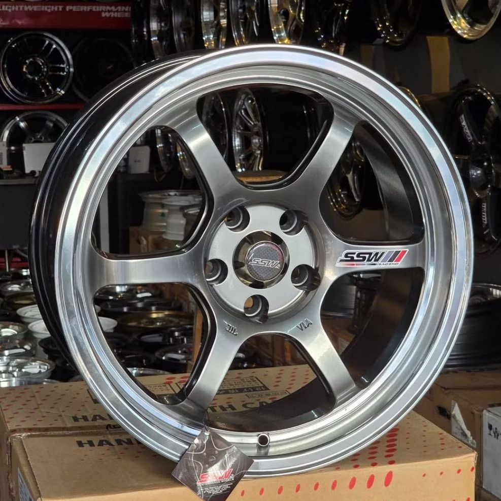 Jual velg advan original ssw thailand ring 18 pcd 5x114,3 lebar 8,5 ...