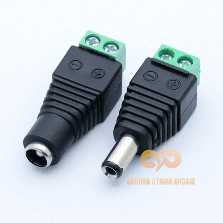 Jual Konektor CCTV Jack Socket DC Male Female | Shopee Indonesia