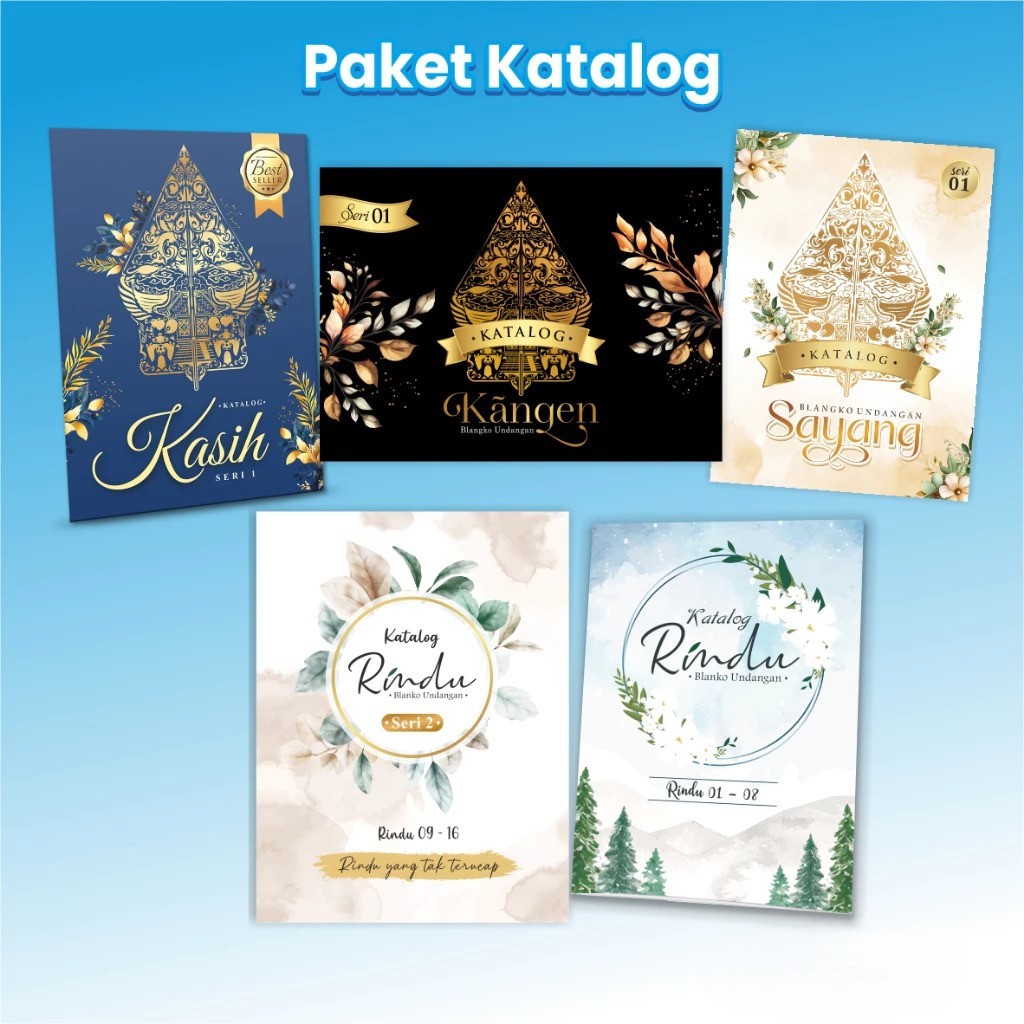 Jual KATALOG SAMPLE UNDANGAN BLANKO - ALBUM BLANGKO UNDANGAN ALL SERIES ...
