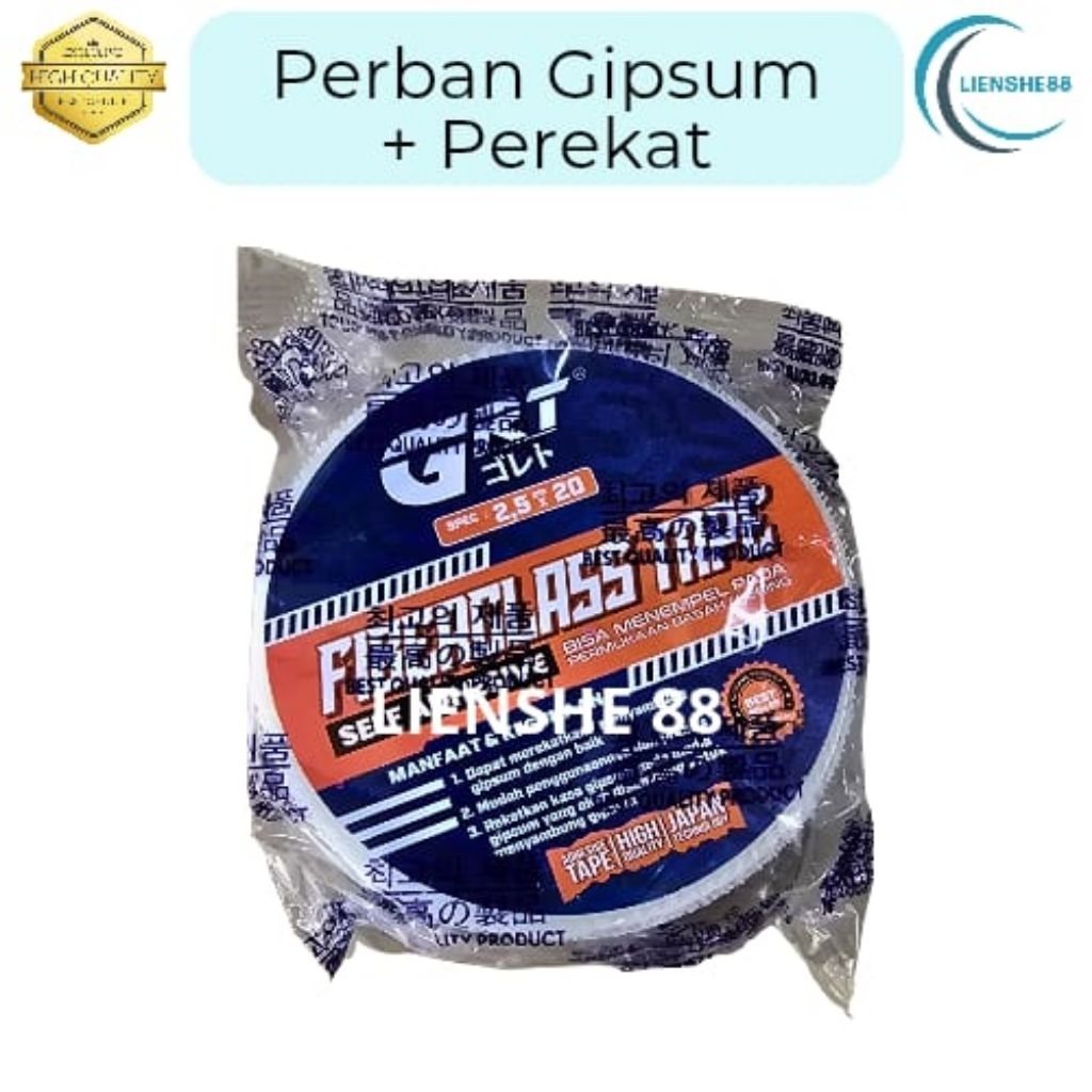 Jual ISOLASI KASA LEM ASBES PLAFON PERBAN GYPSUM PEREKAT | Shopee Indonesia