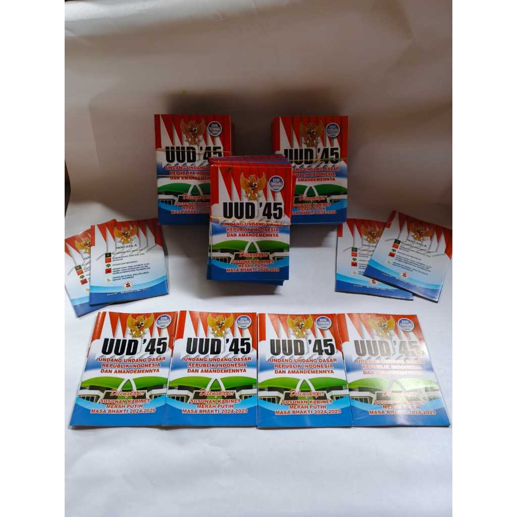Jual UUD 45 Dan Amandemenya 2024-2029 / UUD 1945 Edisi Terbaru | Shopee ...